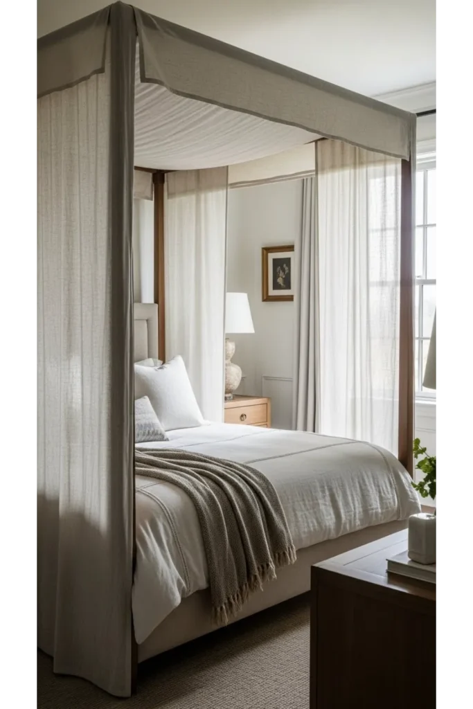 How Bedroom Canopy Bed Decor Shapes Space And Comfort